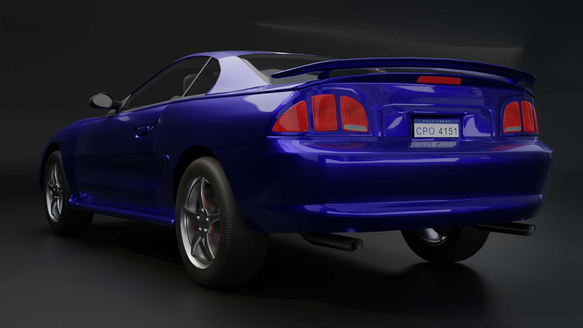 Sport Coupe Car Realistic and Game Ready Asset 3D model animated rigged ...