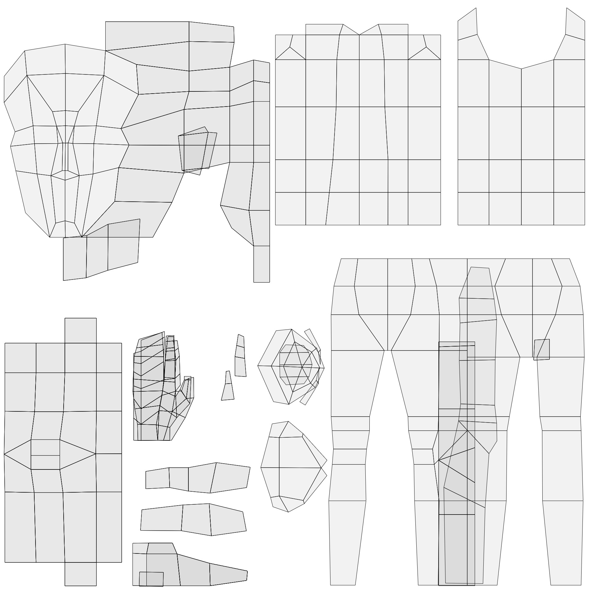 3D model PSX PS1 Male Character 1 updated VR / AR / low-poly | CGTrader