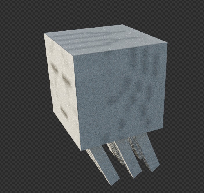 free Minecraft ghast free VR / AR / low-poly 3D model | CGTrader