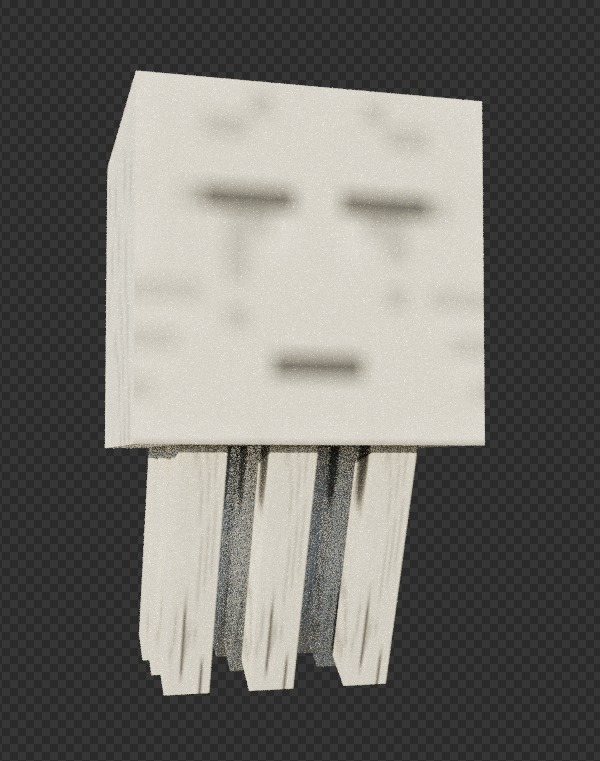 free Minecraft ghast free VR / AR / low-poly 3D model | CGTrader