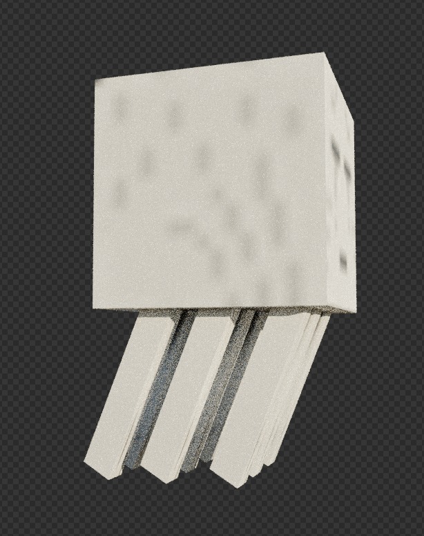 free Minecraft ghast free VR / AR / low-poly 3D model | CGTrader