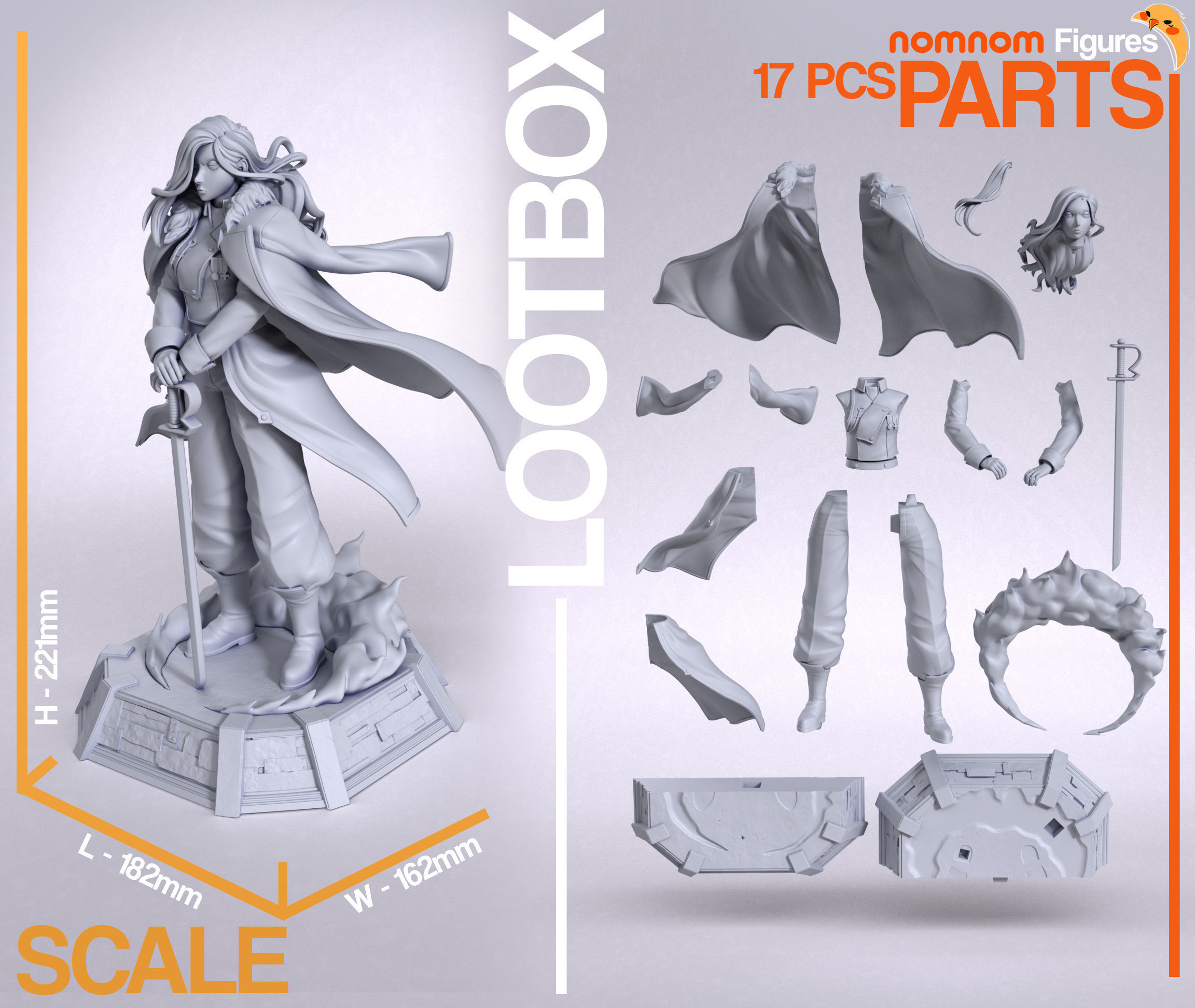 Olivier Armstrong - Fullmetal Alchemist 3D model 3D printable | CGTrader