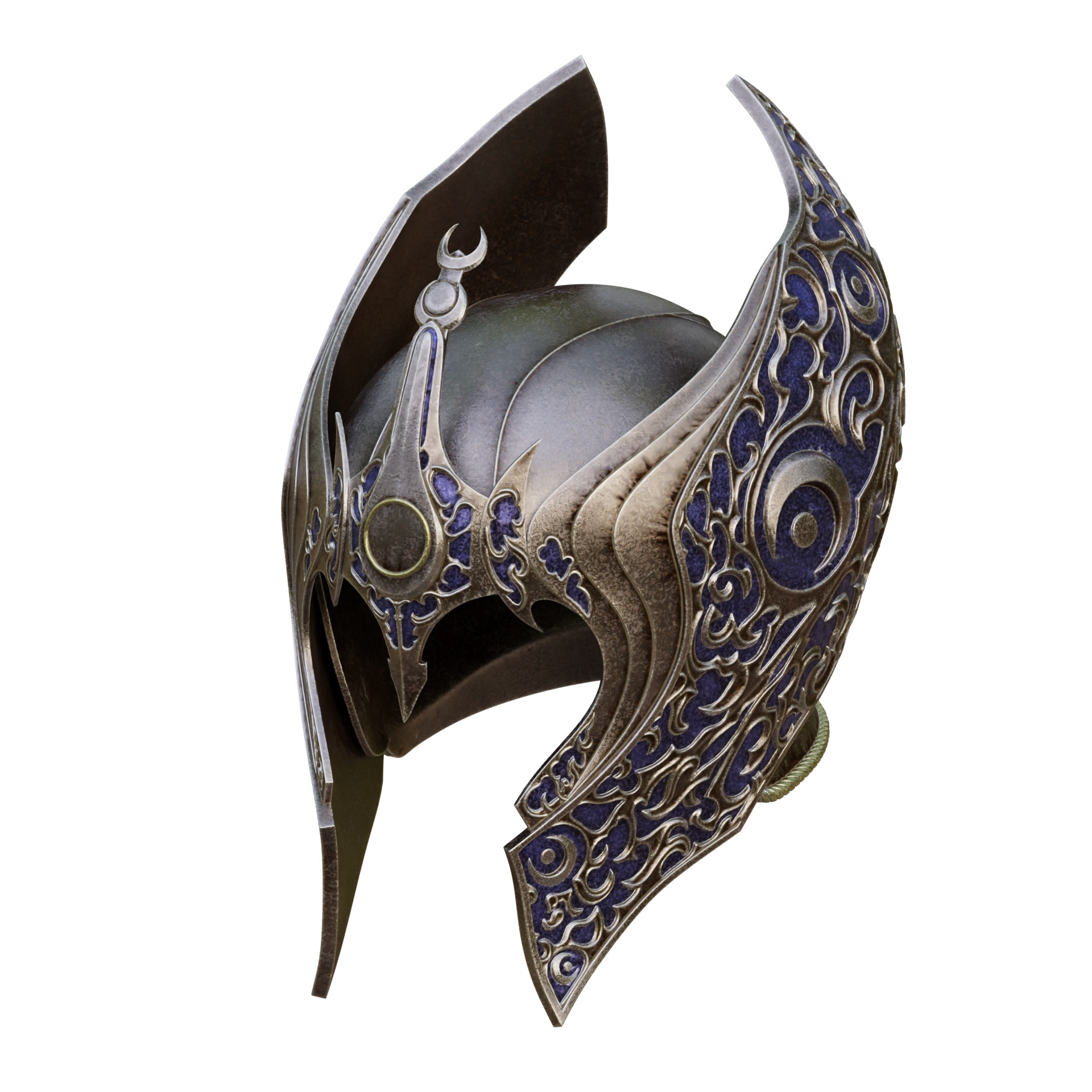 Fantasy Nightsong Dame Aylin Armor Helmet Baldurs Gate 3 3D model 3D ...
