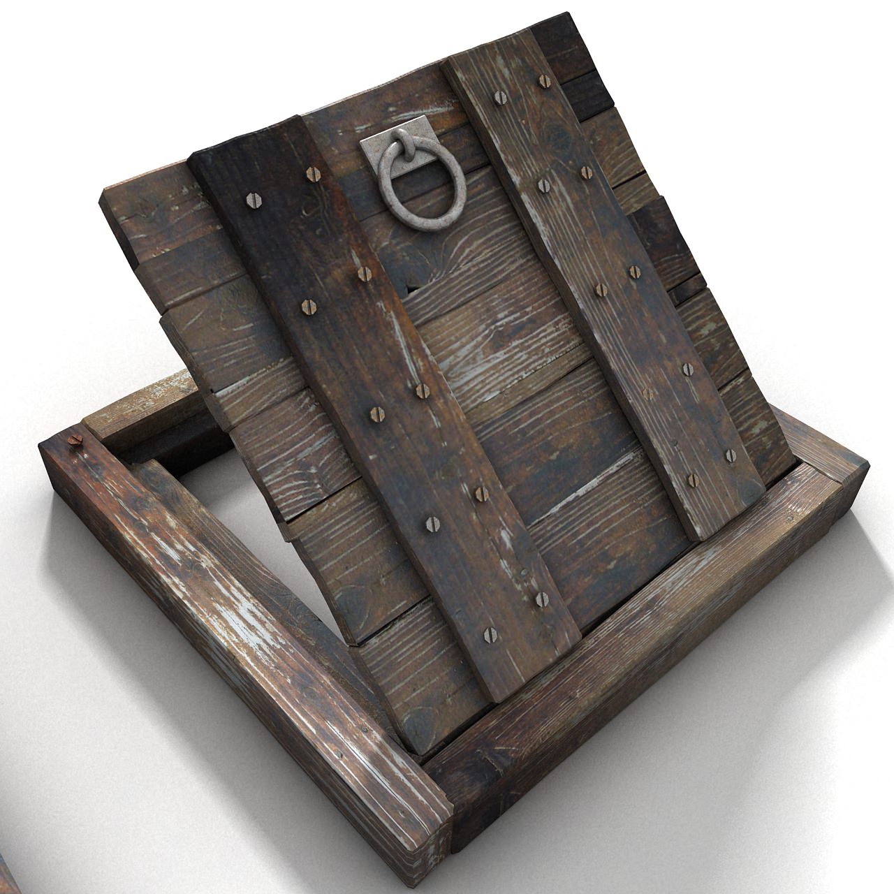 wood medieval floor trap door 3D Models - CGTrader.com