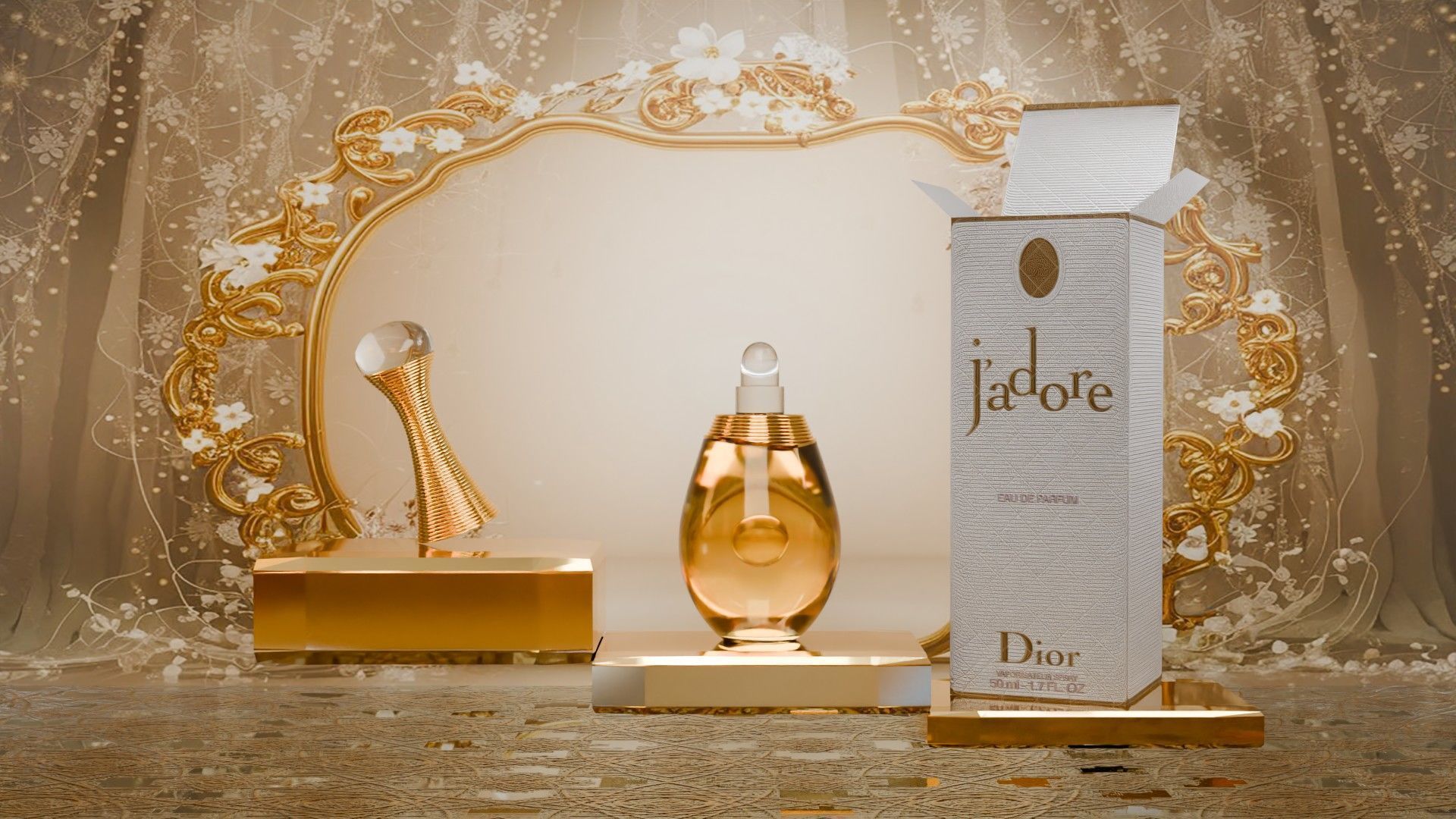 3D model Dior jadore and Sauvage perfume 3D model and Animation VR / AR ...