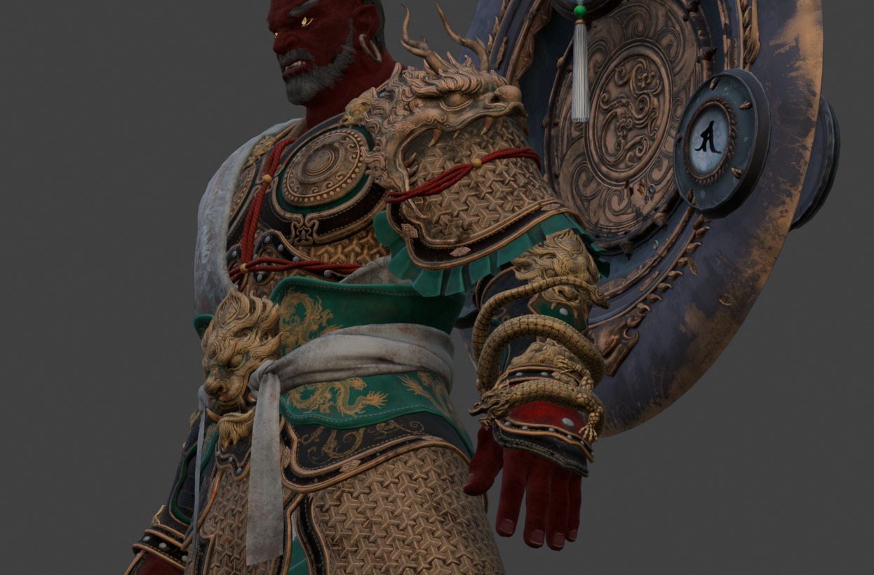 Black Myth Wu Kong - Four Heavenly Kings 3D model | CGTrader