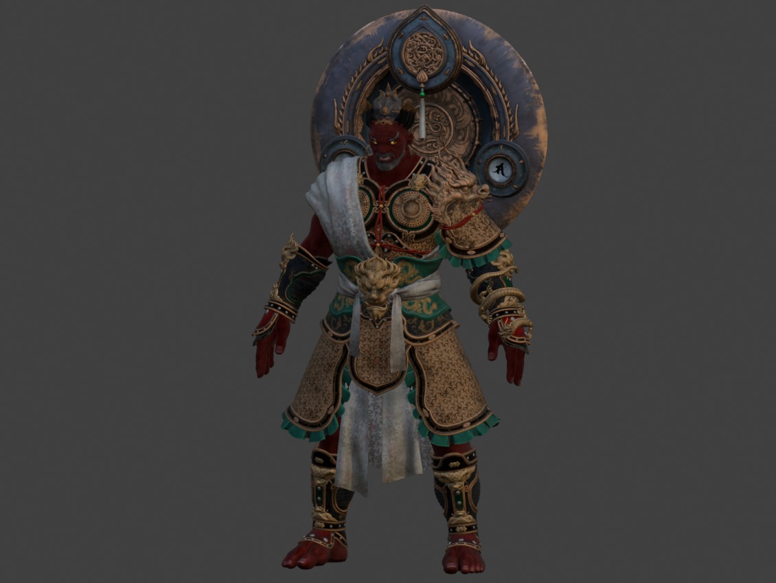 Black Myth Wu Kong - Four Heavenly Kings 3D model | CGTrader
