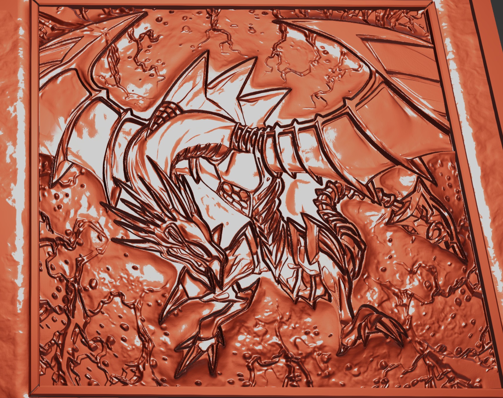 Malefic Paradox Dragon - yu-gi-oh free 3D model 3D printable | CGTrader