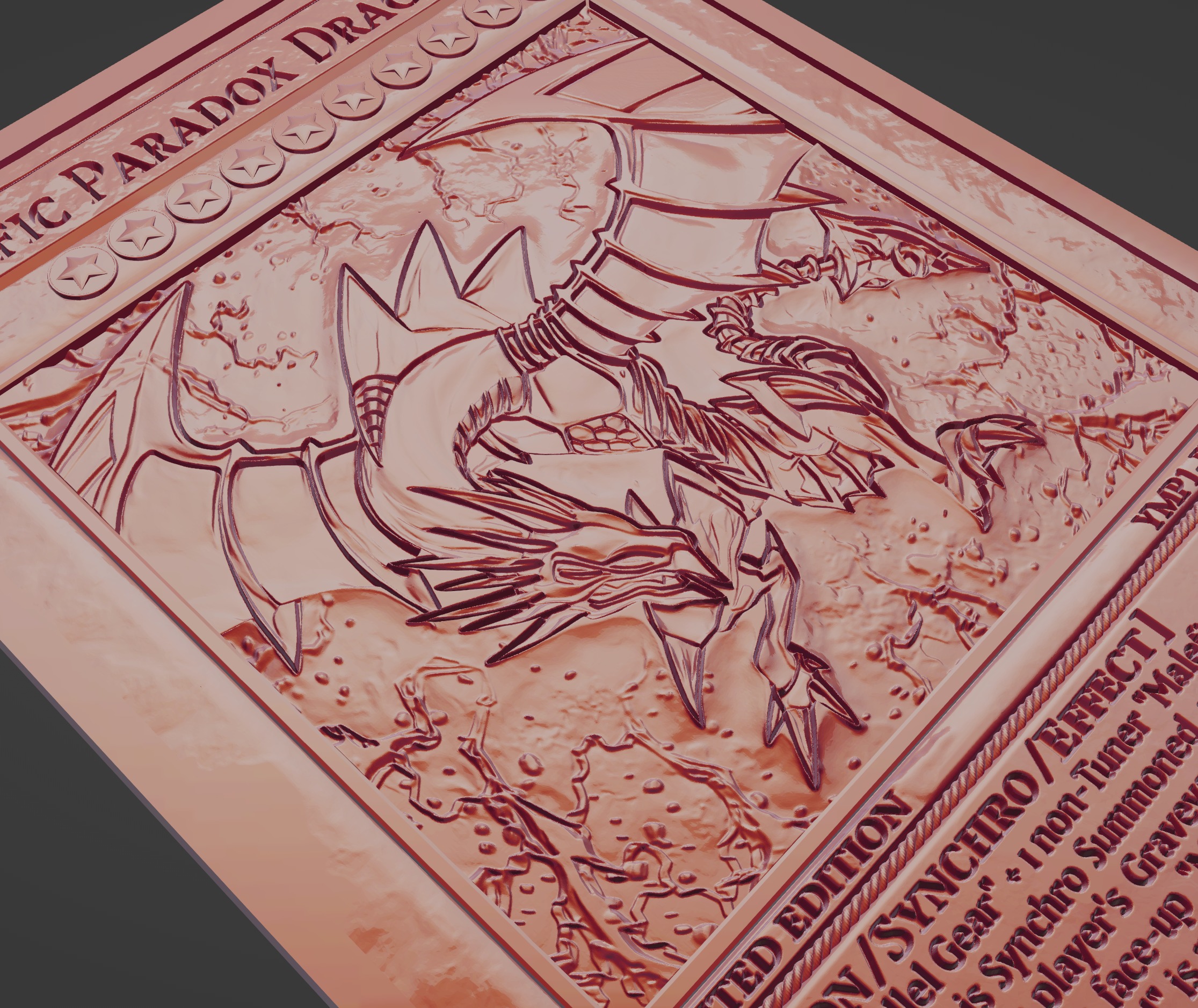 Malefic Paradox Dragon - yu-gi-oh free 3D model 3D printable | CGTrader