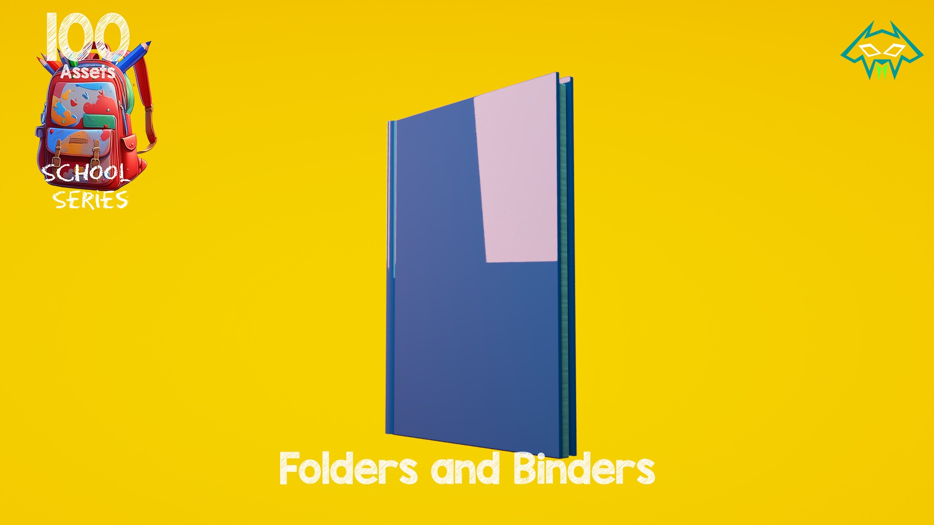 3D model Folders and Binders - 100 Assets - School Series 3D model VR ...