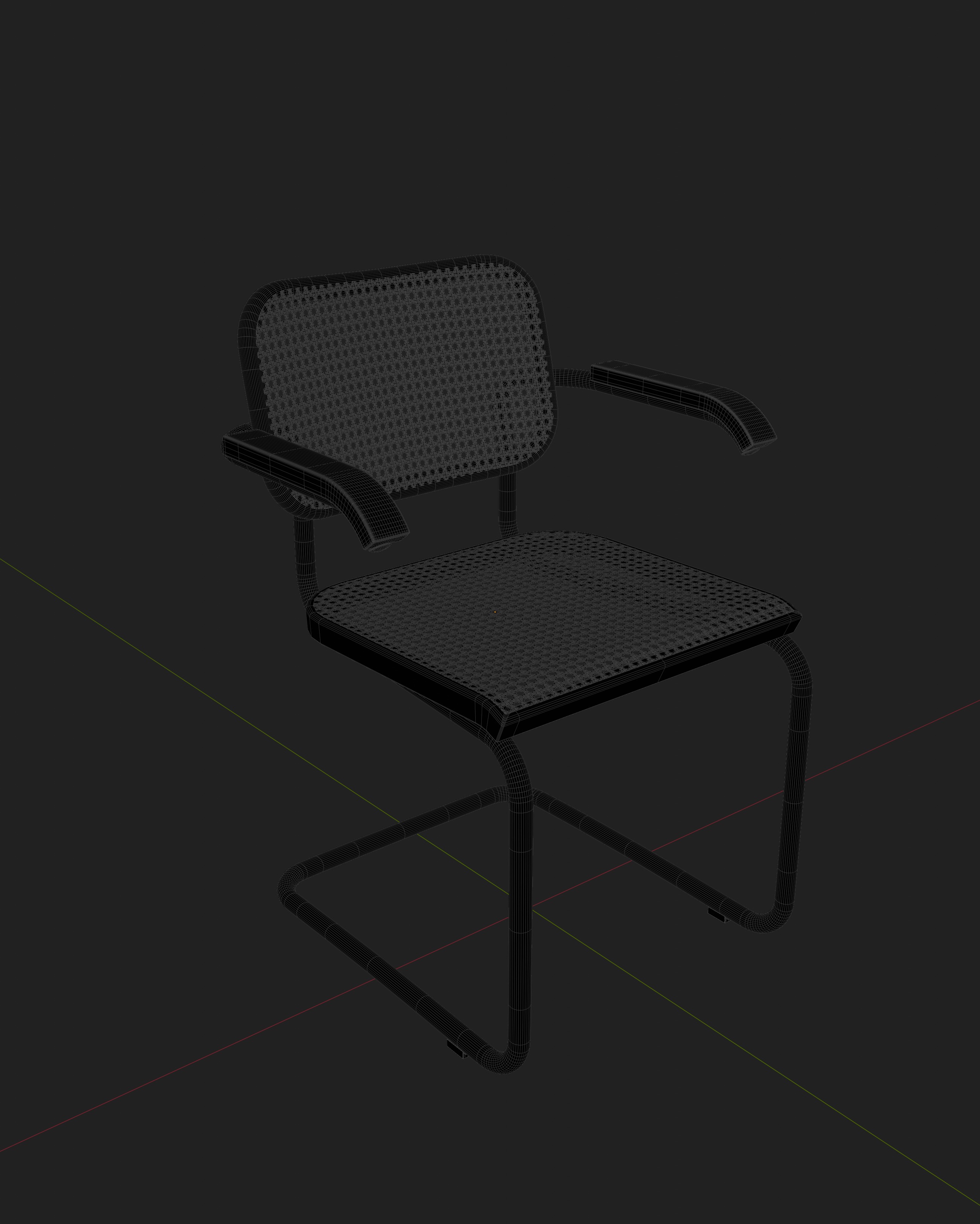 Cesca Armchair 3D model free 3D model | CGTrader