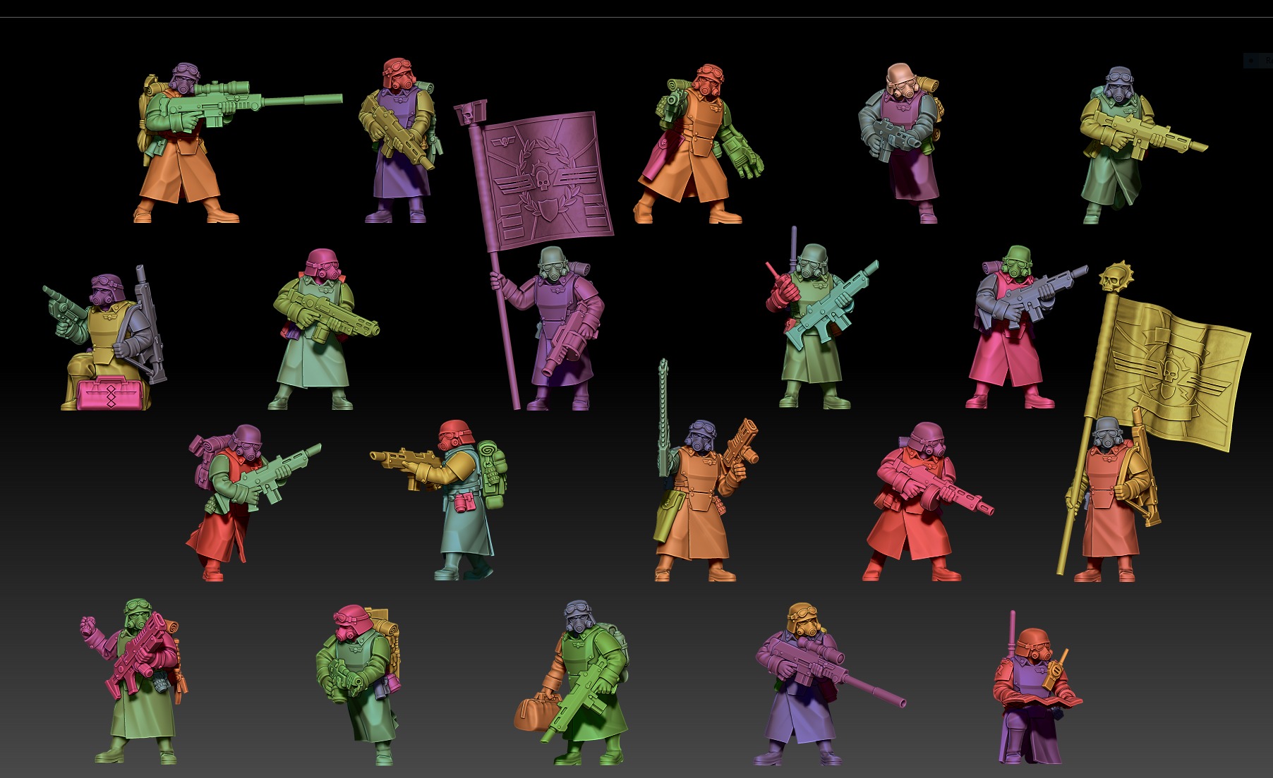 Universal Guard - Winter Assault 3D model 3D printable | CGTrader