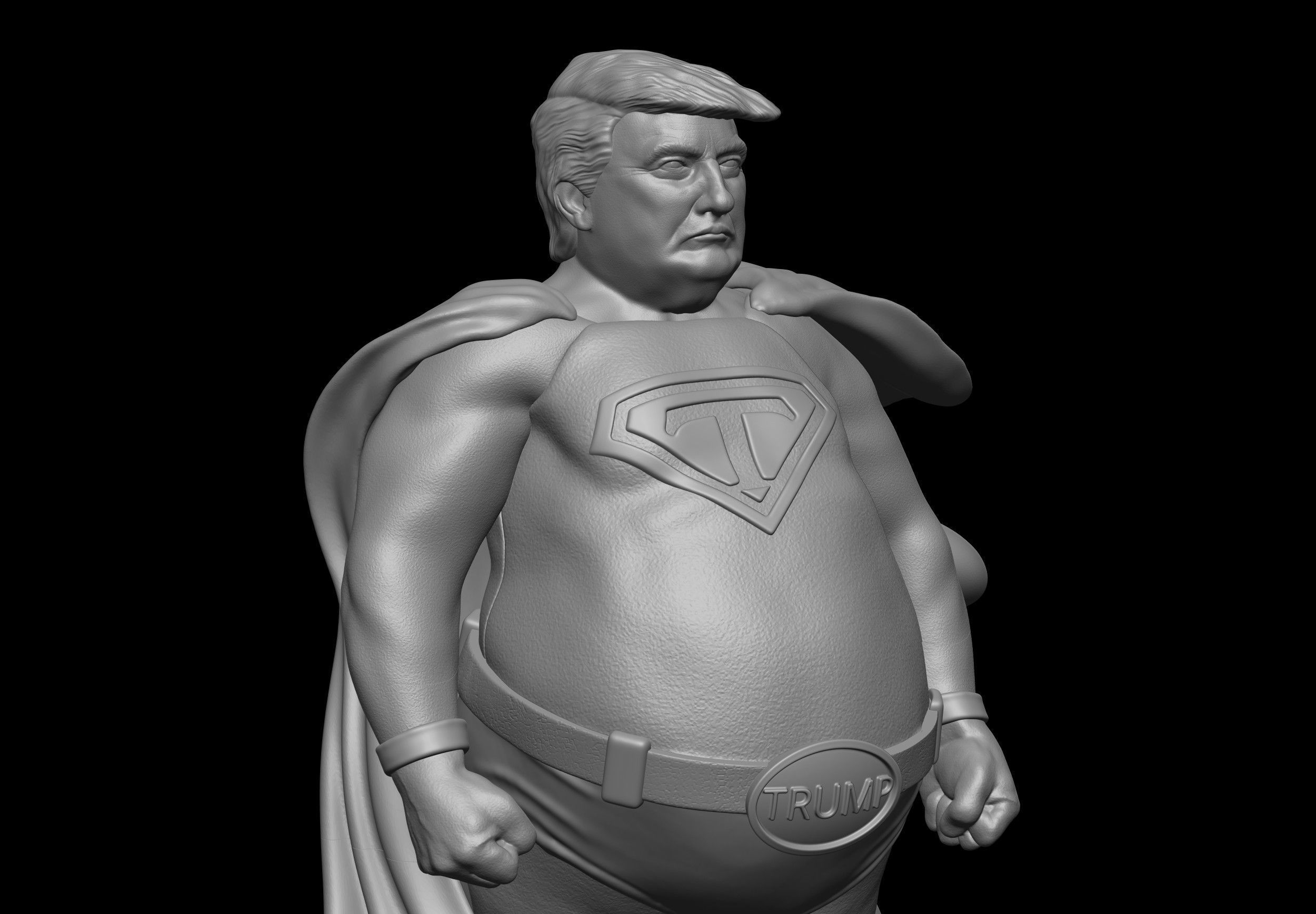Super Trump File STL OBJ For 3D Printer 3D model 3D printable | CGTrader