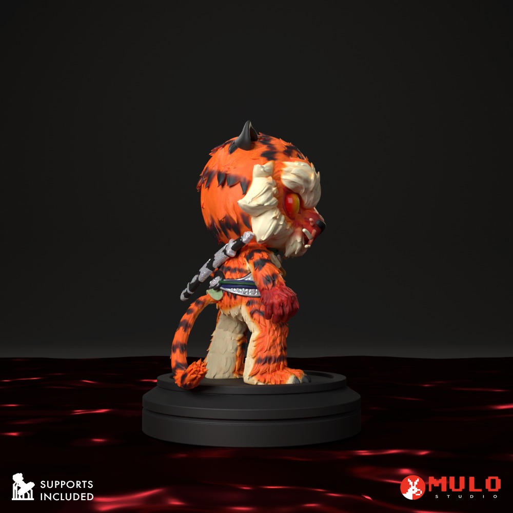Chibi Tiger Vanguard 3D model 3D printable | CGTrader