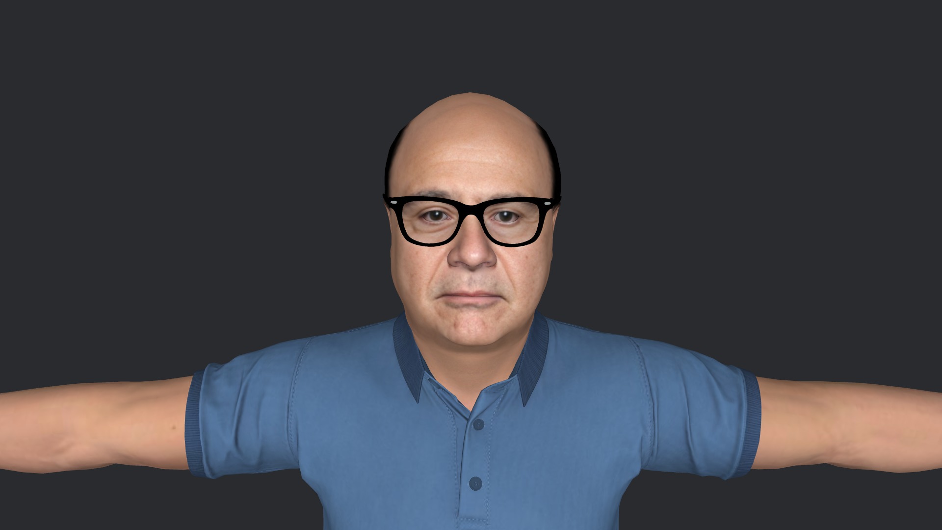3D model Danny Devito Hyper Realistic Full Body Fully Rigged 3D ...
