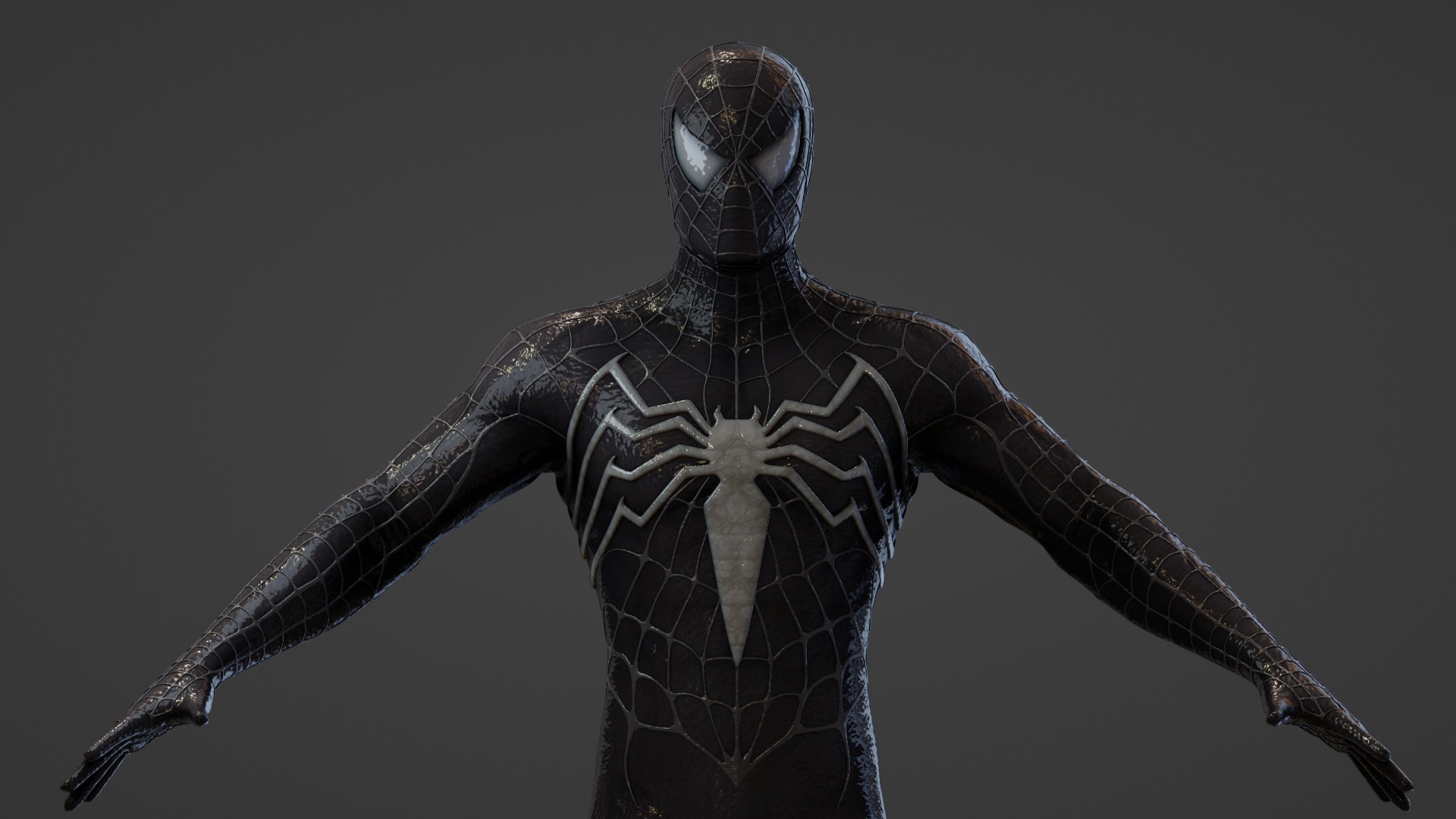 Spider-man Concept Raimi Surge Symbiote Suit 3D model rigged | CGTrader