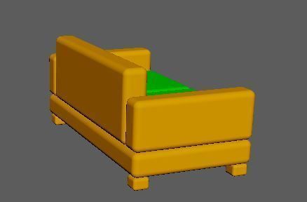 Sofa by Maya 3D model free VR / AR / low-poly 3D model | CGTrader