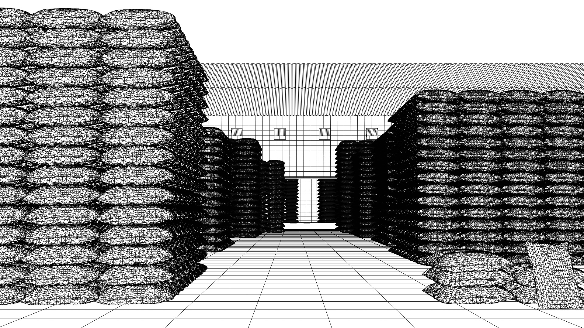 Realistic Warehouse Scene 3D Model in Blender 3D model | CGTrader