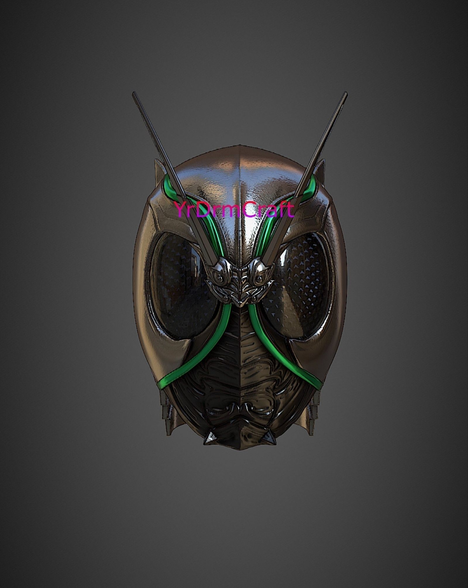 Kamen rider shadow moon kamen rider black sun helmet 3D model 3D ...