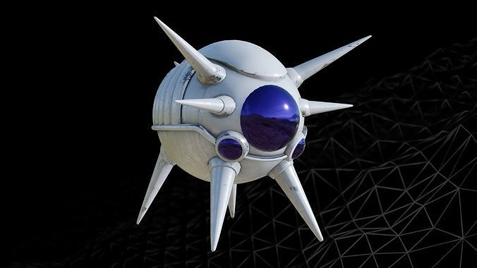 Namek Spaceship free 3D model | CGTrader
