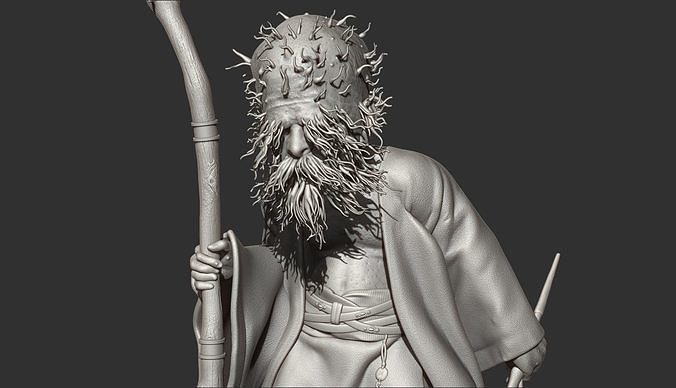 TUDI-Keeper of Black Wind Mountain-BLACK MYTH WUKONG STL 3D 3D model 3D ...