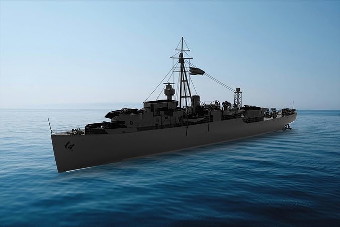 Black Swan-class sloop 3D model | CGTrader