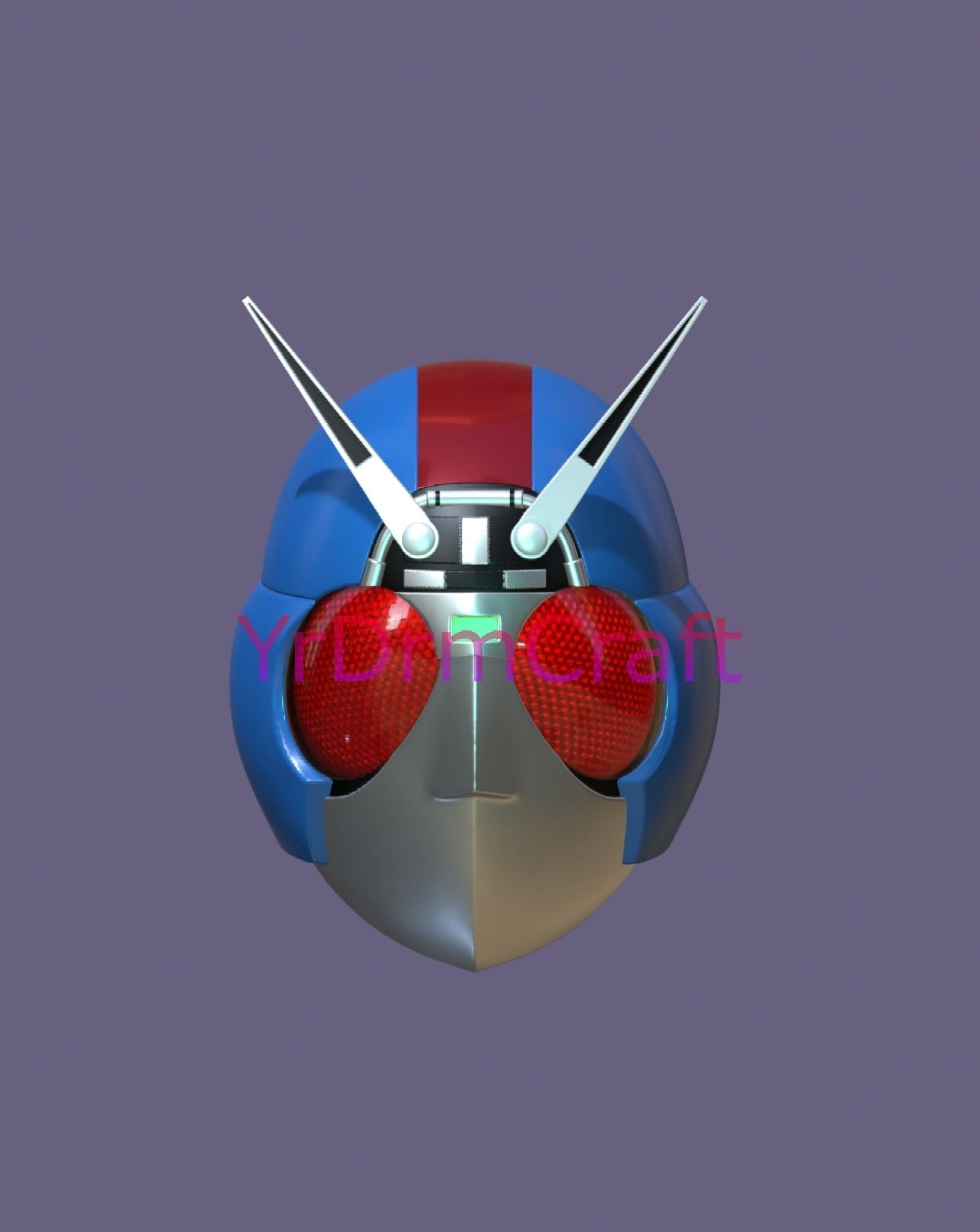 Kamen rider black RX bio helmet 3D model 3D printable | CGTrader