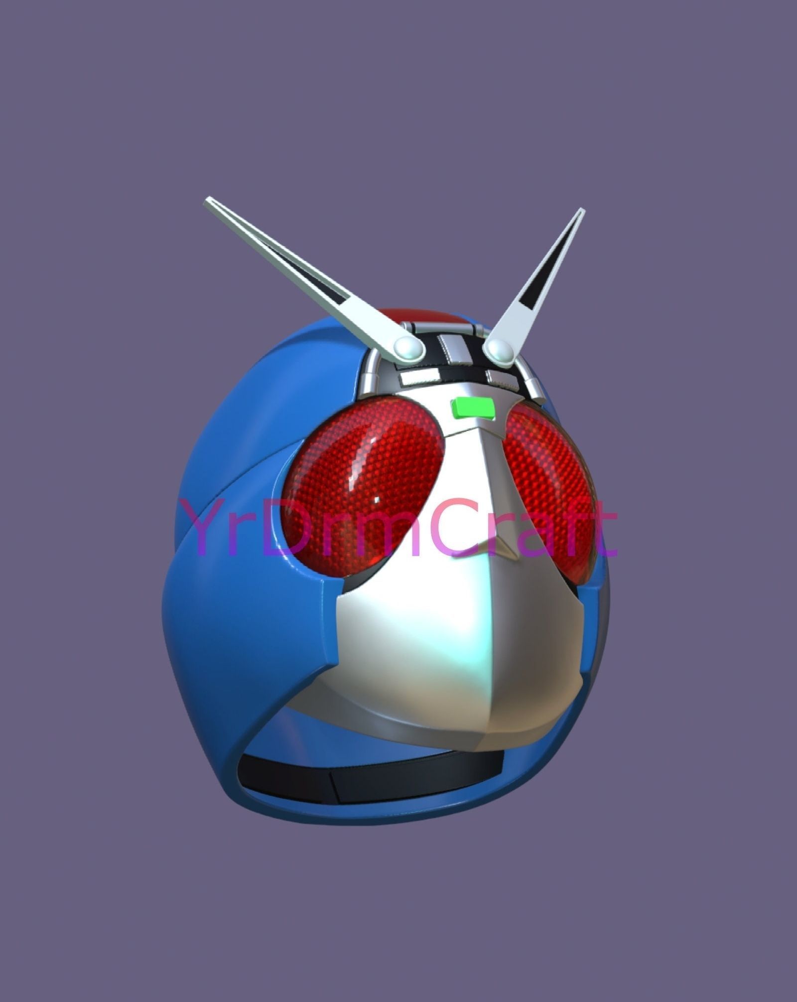Kamen rider black RX bio helmet 3D model 3D printable | CGTrader