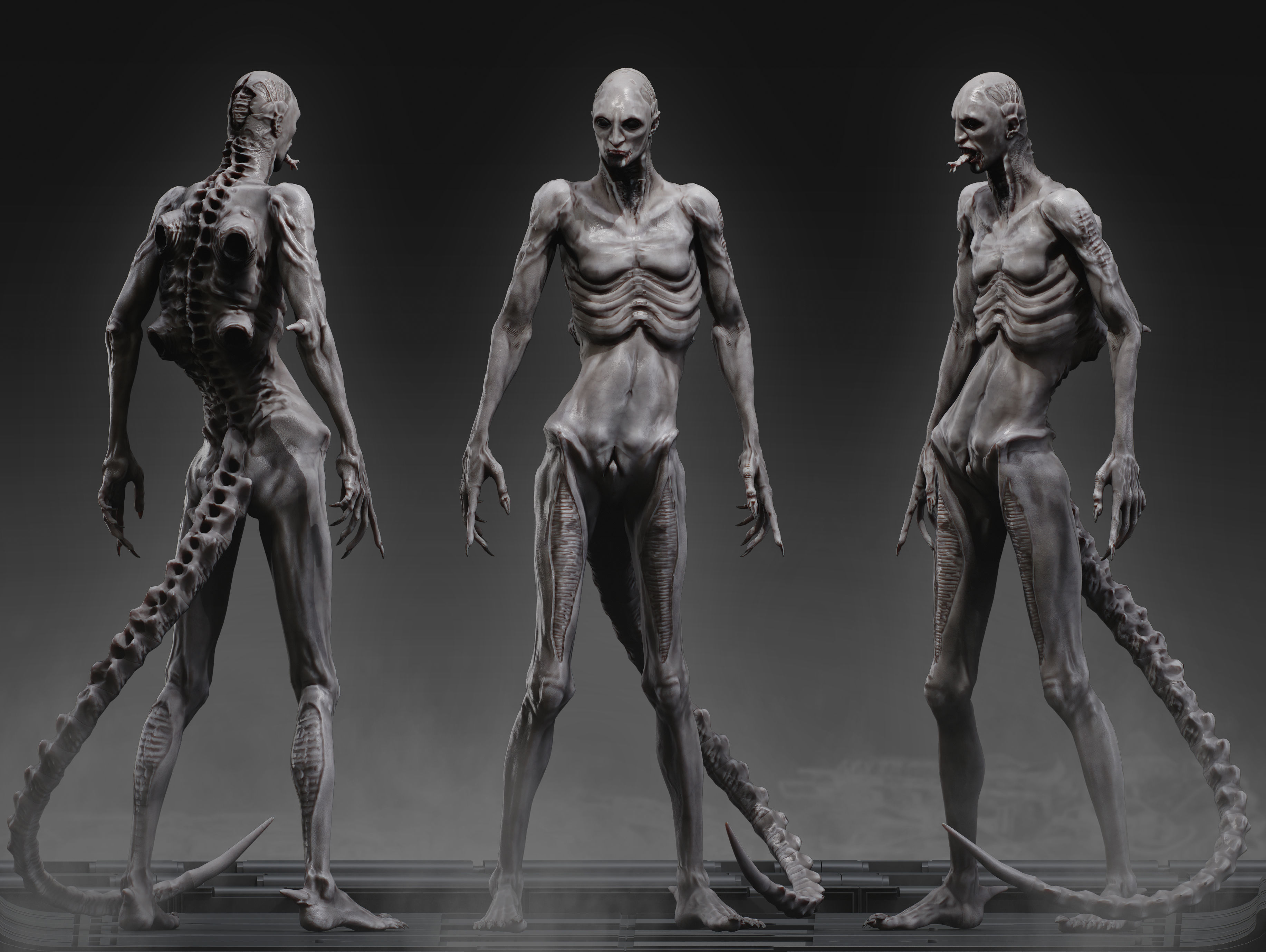 3D model Newborn Hybrid from Alien Romulus VR / AR / low-poly | CGTrader