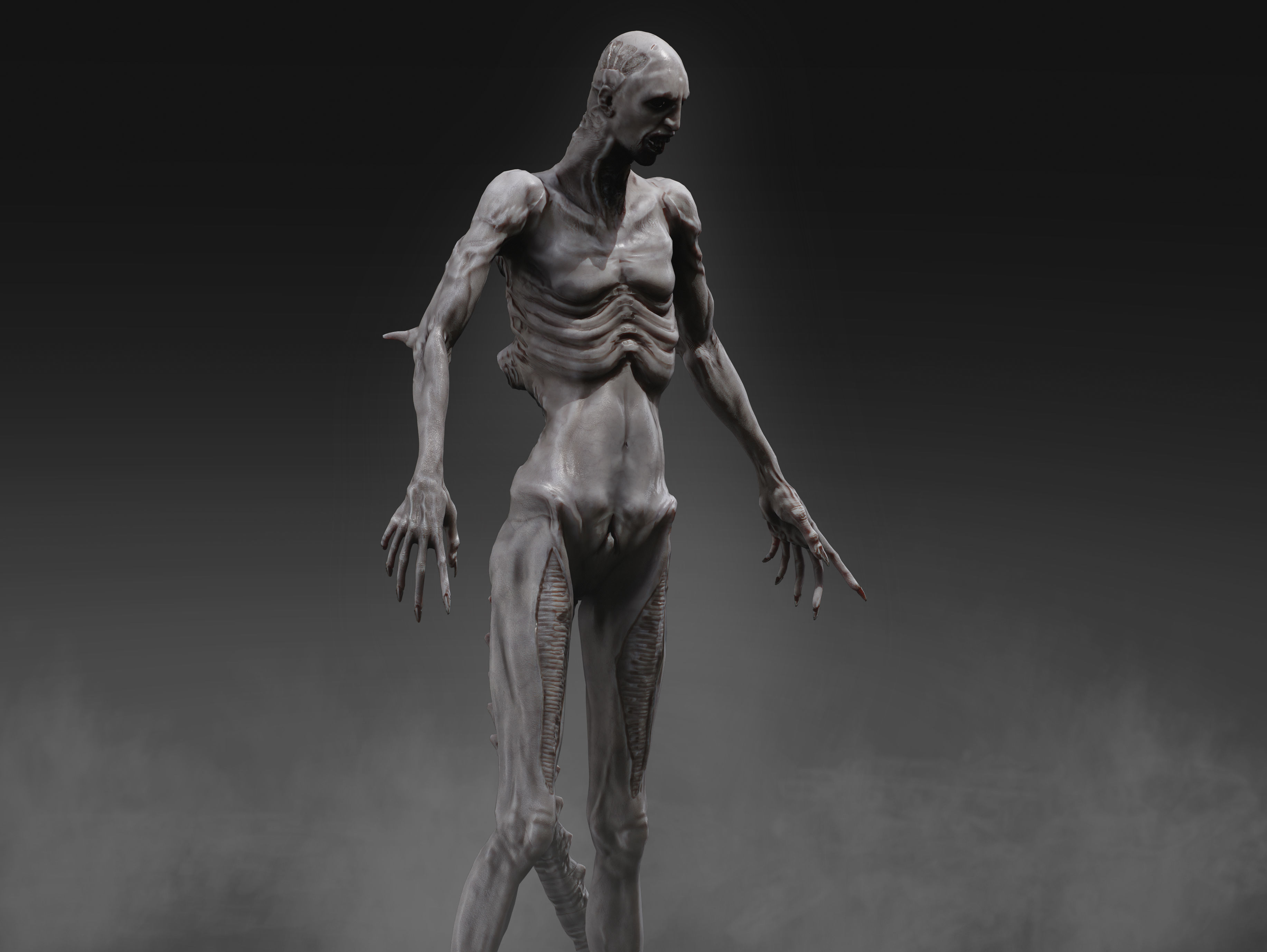 3D model Newborn Hybrid from Alien Romulus VR / AR / low-poly | CGTrader