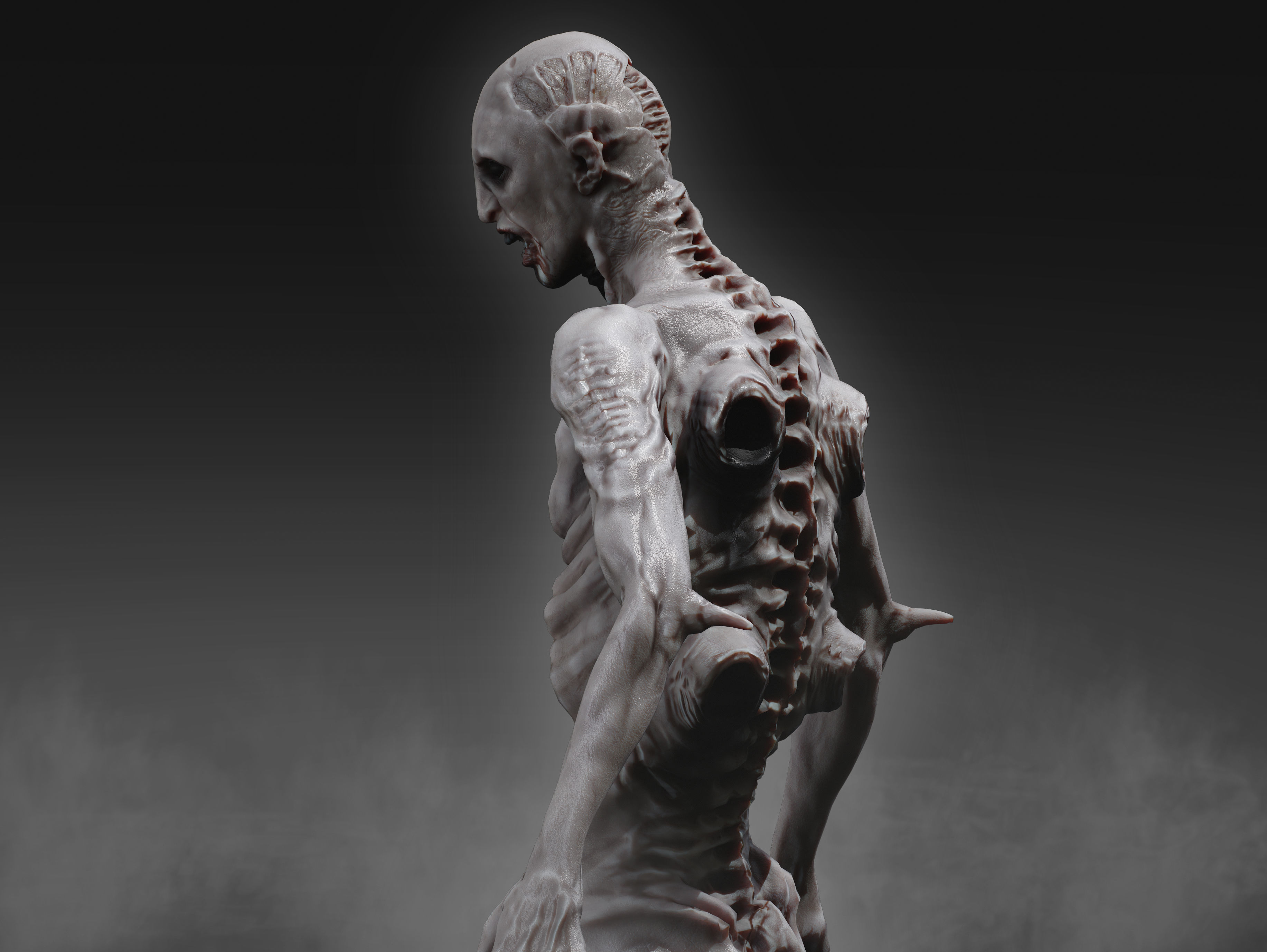 3D model Newborn Hybrid from Alien Romulus VR / AR / low-poly | CGTrader