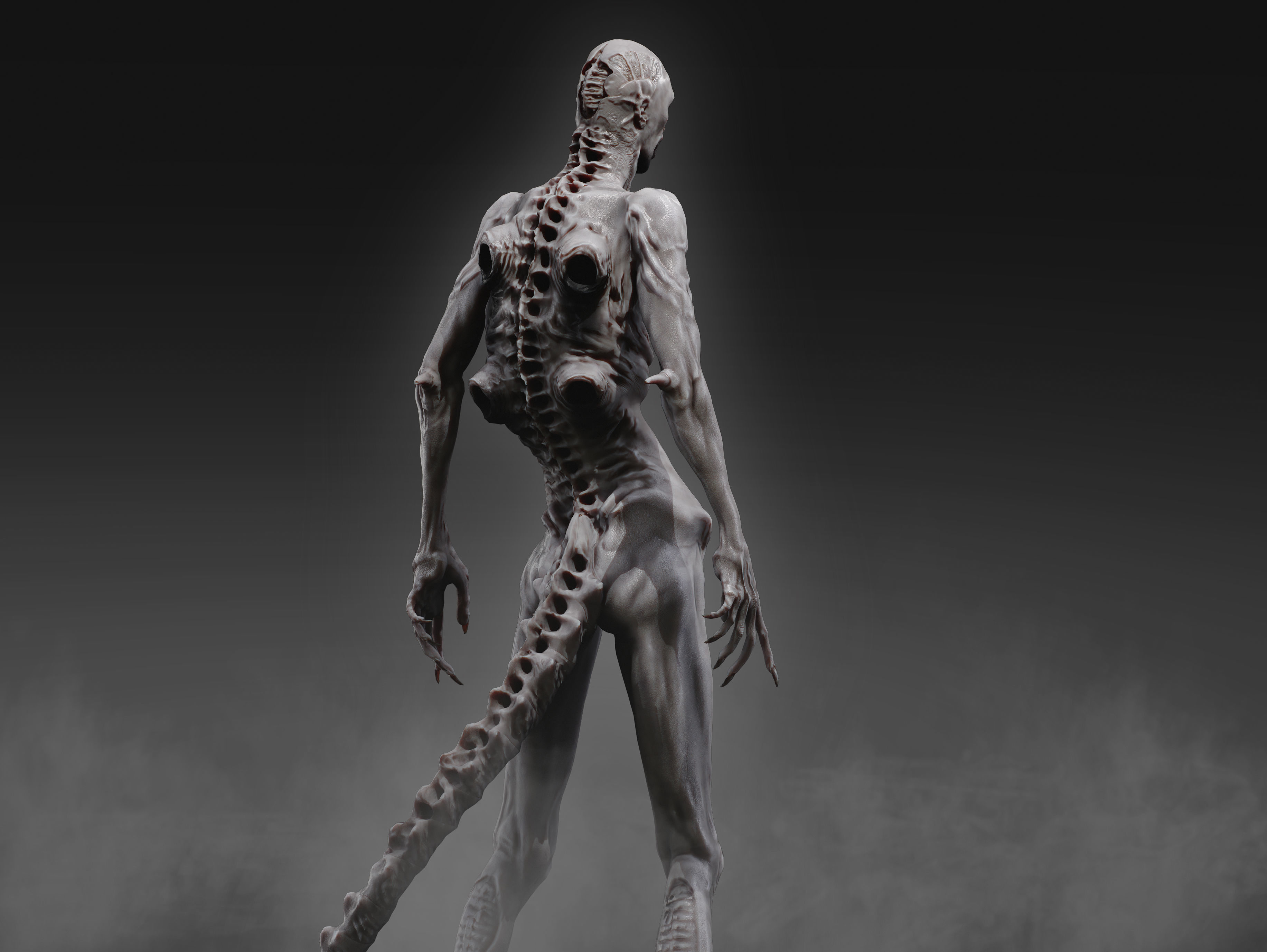 3D model Newborn Hybrid from Alien Romulus VR / AR / low-poly | CGTrader