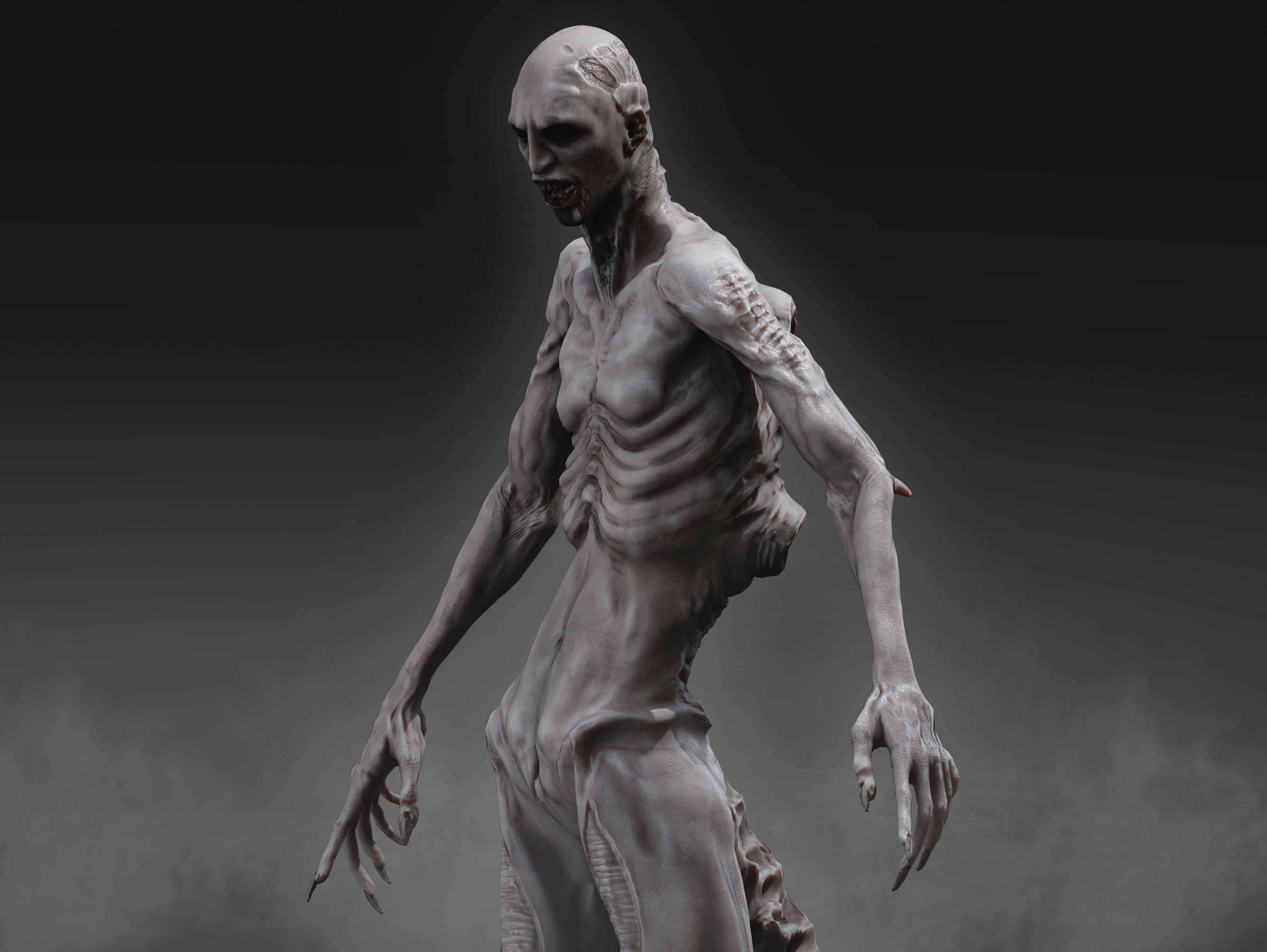 3D model Newborn Hybrid from Alien Romulus VR / AR / low-poly | CGTrader