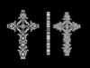 3D Printed Model of the Cross with Unique Pattern free 3D model 3D ...