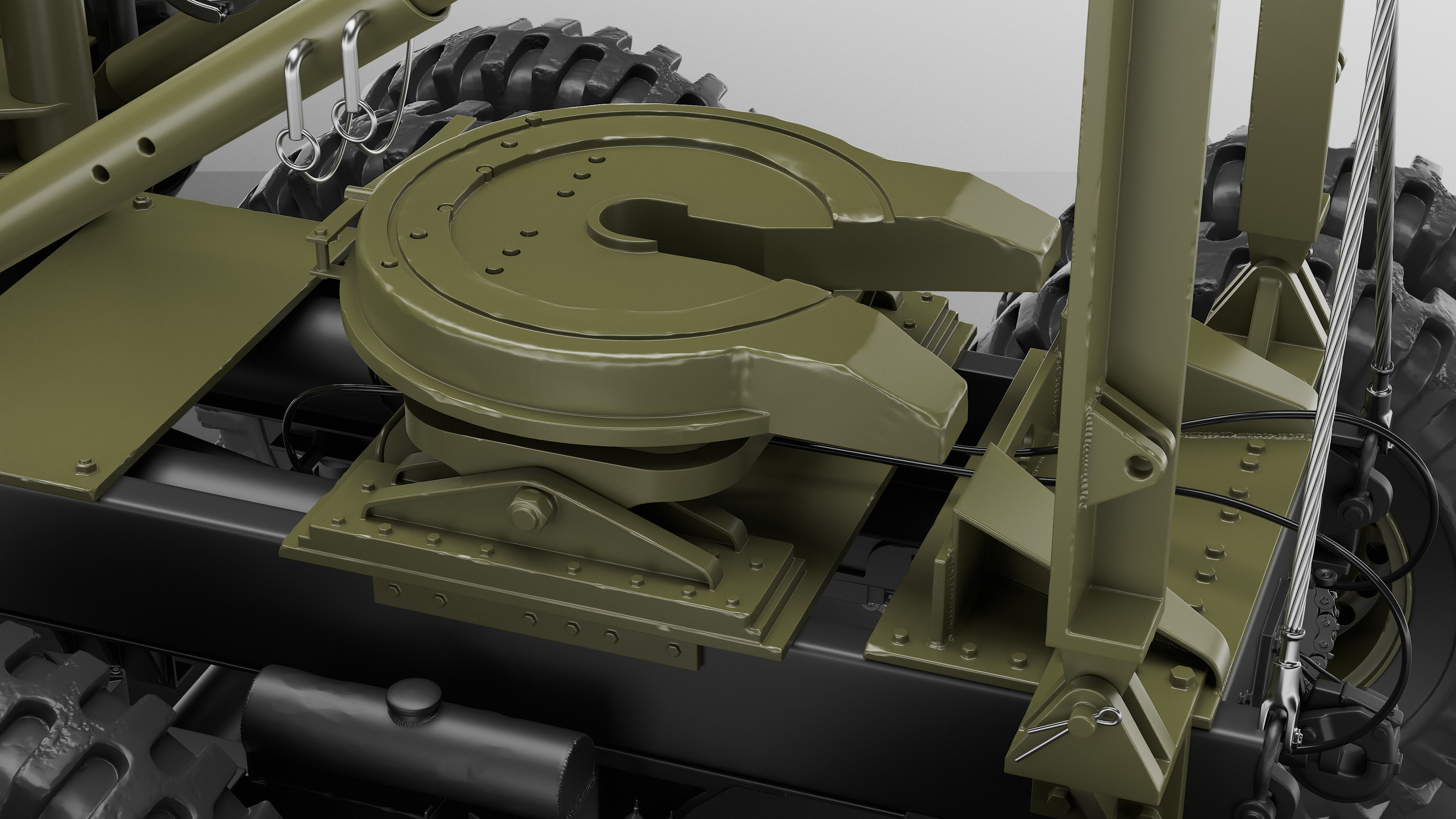 M25 M26 Tank Transporter - Dragon Wagon Highpoly 3D model | CGTrader