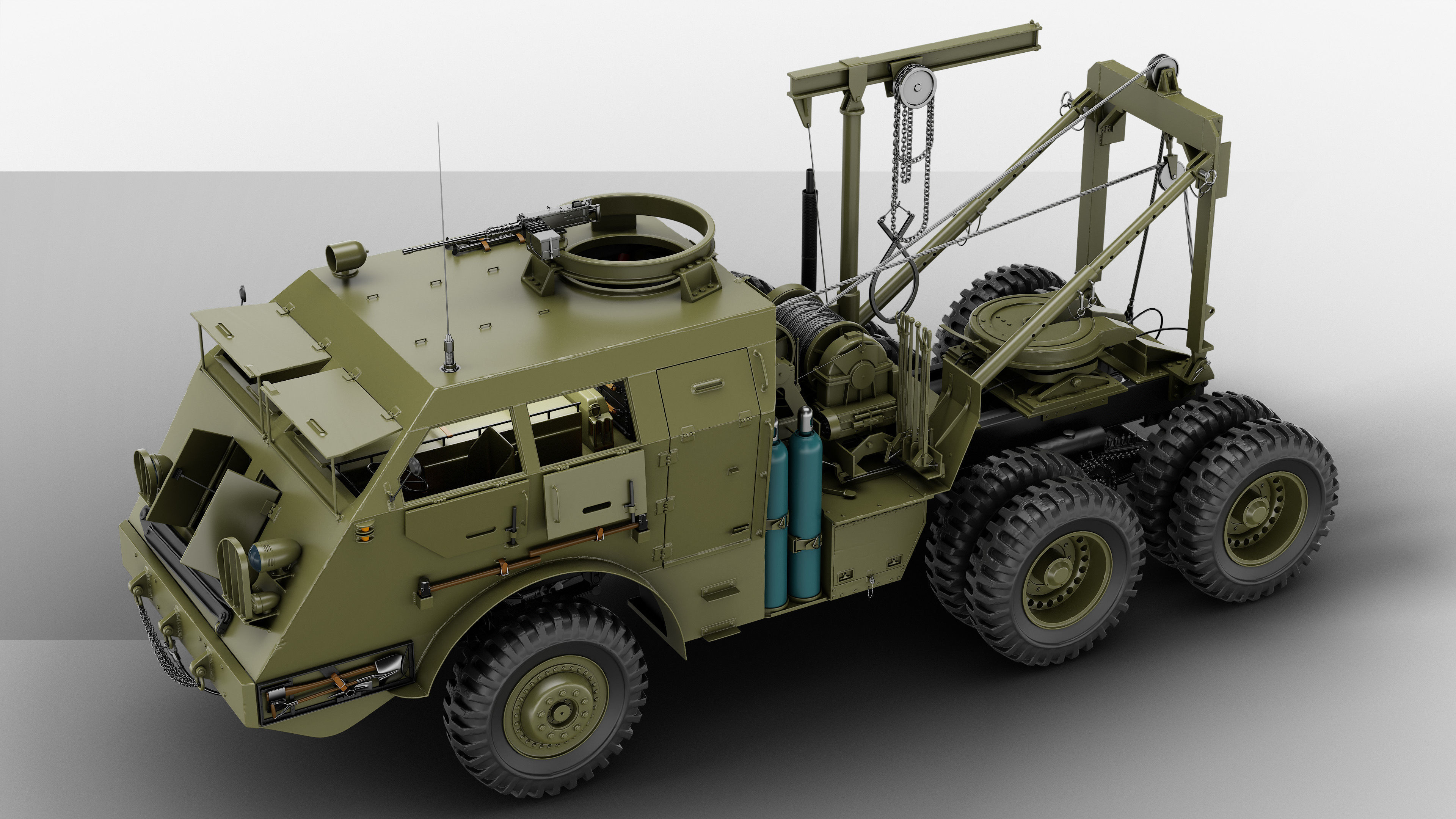 M25 M26 Tank Transporter - Dragon Wagon Highpoly 3D model | CGTrader