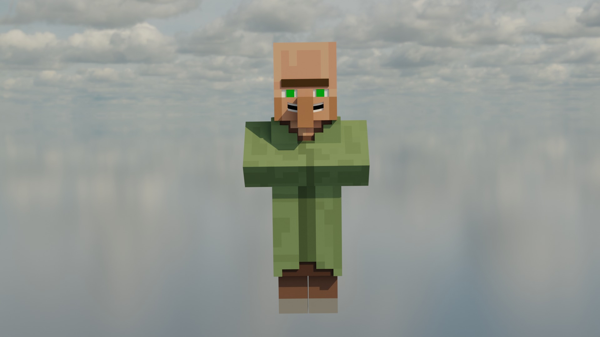 3D model Minecraft Villager Rig for Blender VR / AR / low-poly | CGTrader