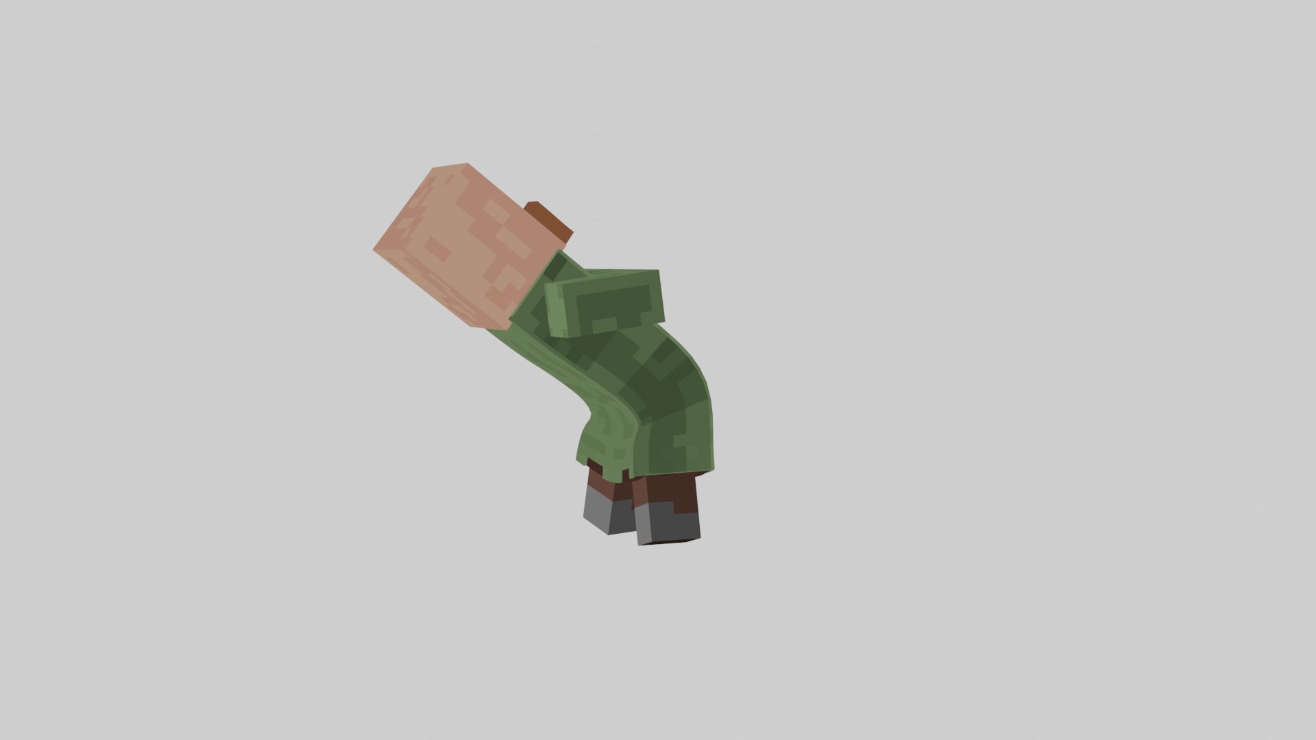 3D model Minecraft Villager Rig for Blender VR / AR / low-poly | CGTrader