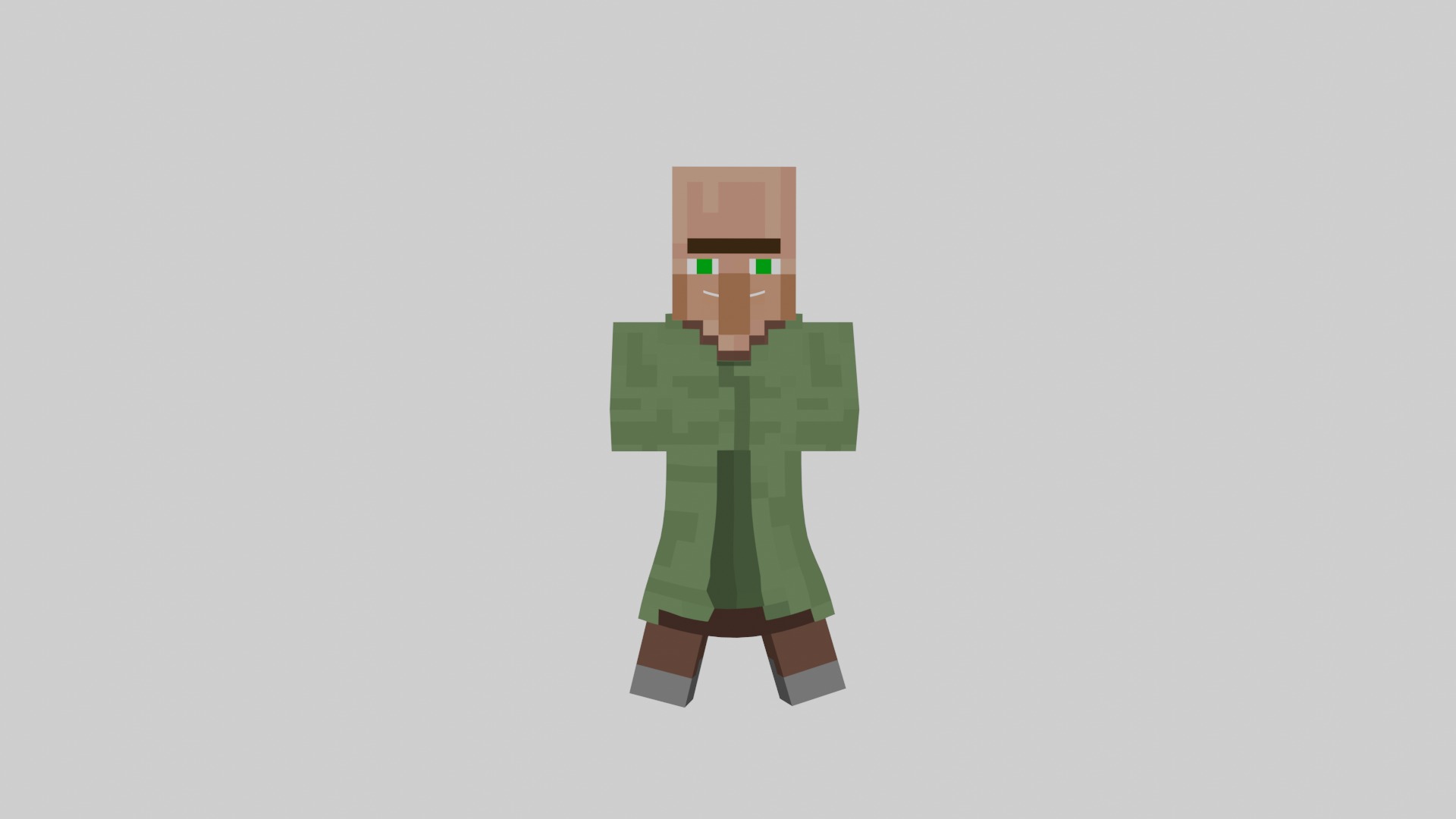 3D model Minecraft Villager Rig for Blender VR / AR / low-poly | CGTrader