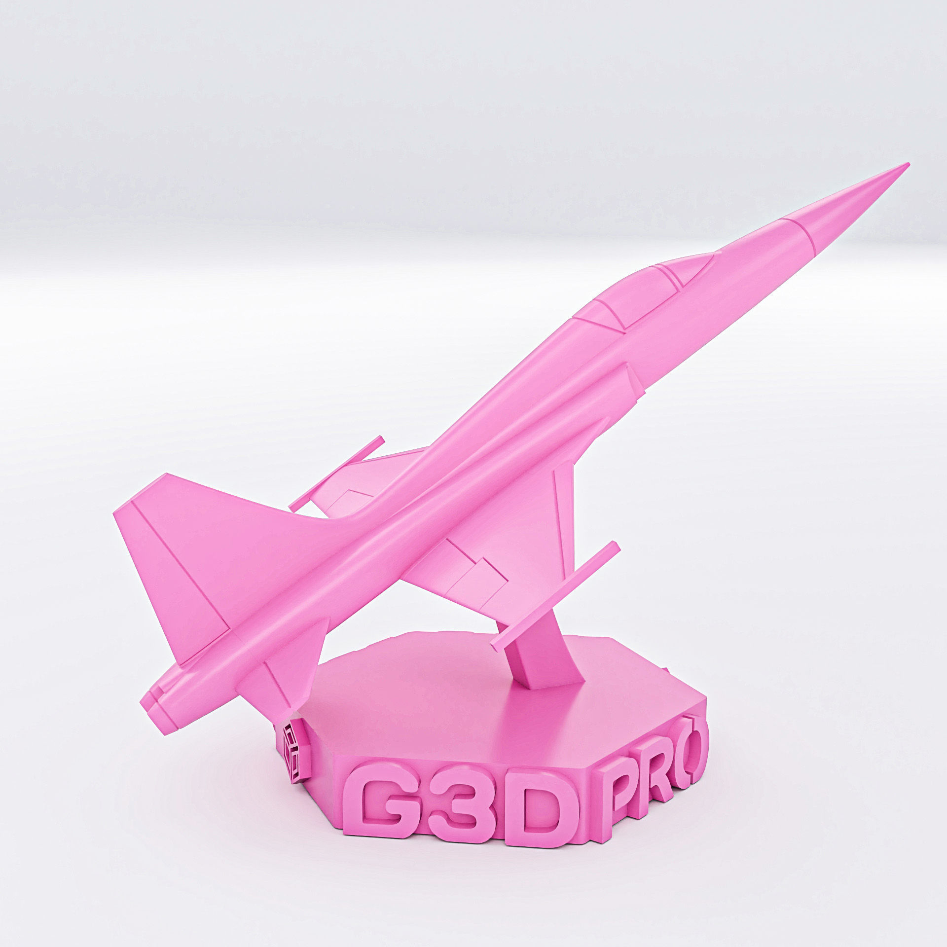 Trophee PLA Haute Vitesse Avion Chasse Jet Trophy G3D PRO free 3D model ...