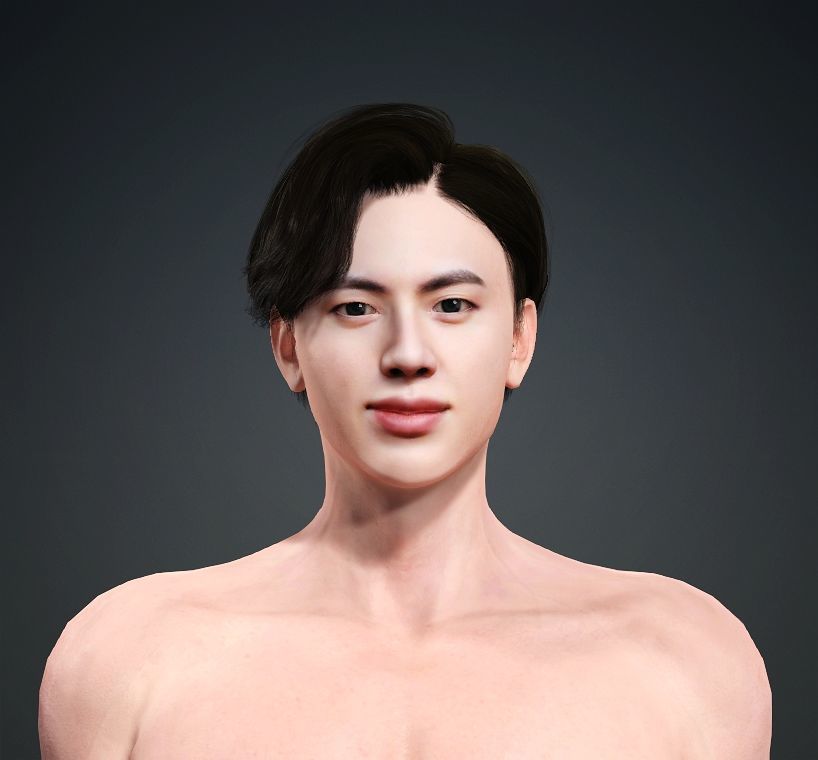 Jin of BTS 3D model 3D model rigged | CGTrader