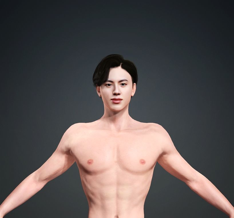 Jin of BTS 3D model 3D model rigged | CGTrader