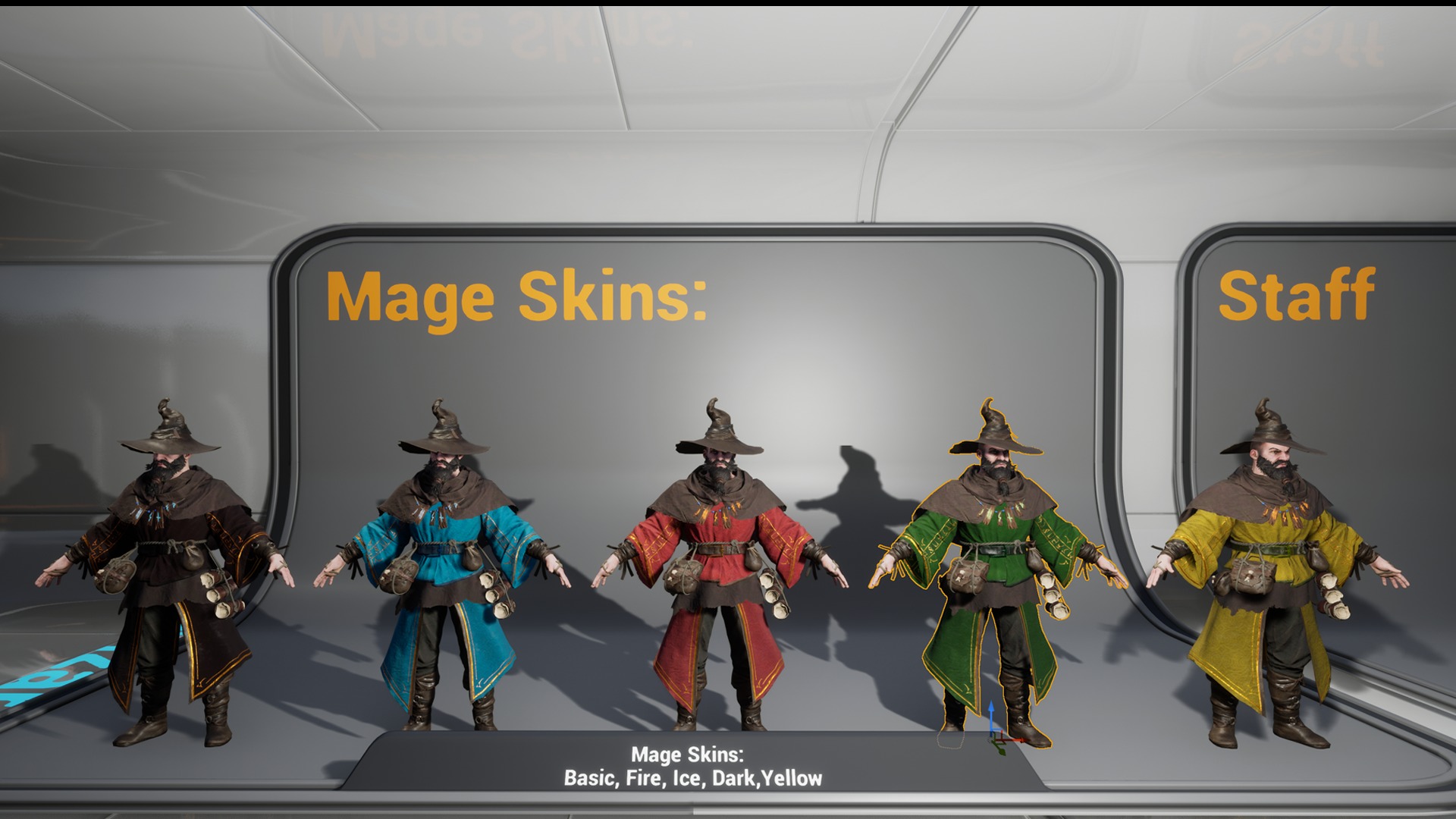 3D model Modular Mage Sorcerer VR / AR / low-poly | CGTrader