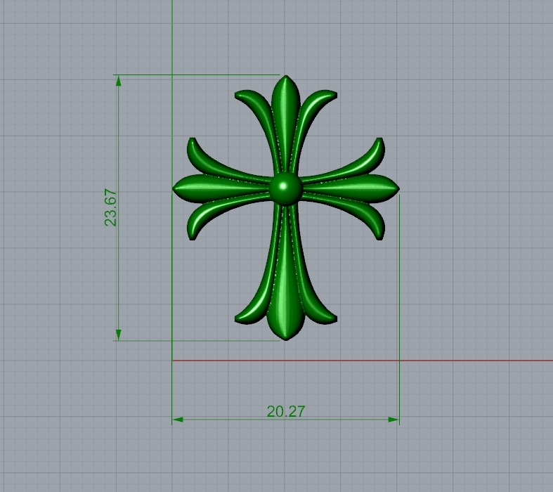 3D Printed Model of Jesus Cross 3D print model free 3D model 3D printable | CGTrader