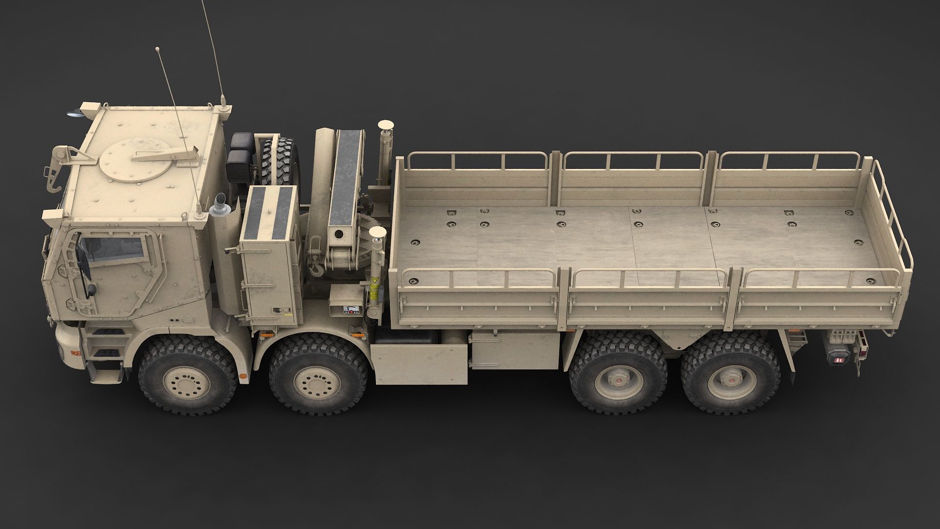 Mercedes-Benz Actros AHSVS cargo truck 3D model | CGTrader
