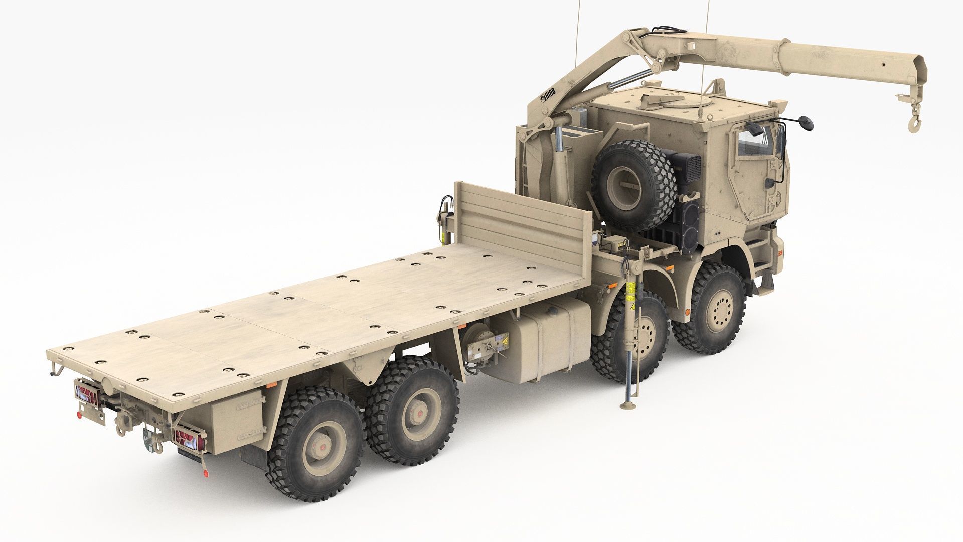 Mercedes-Benz Actros AHSVS cargo truck 3D model | CGTrader