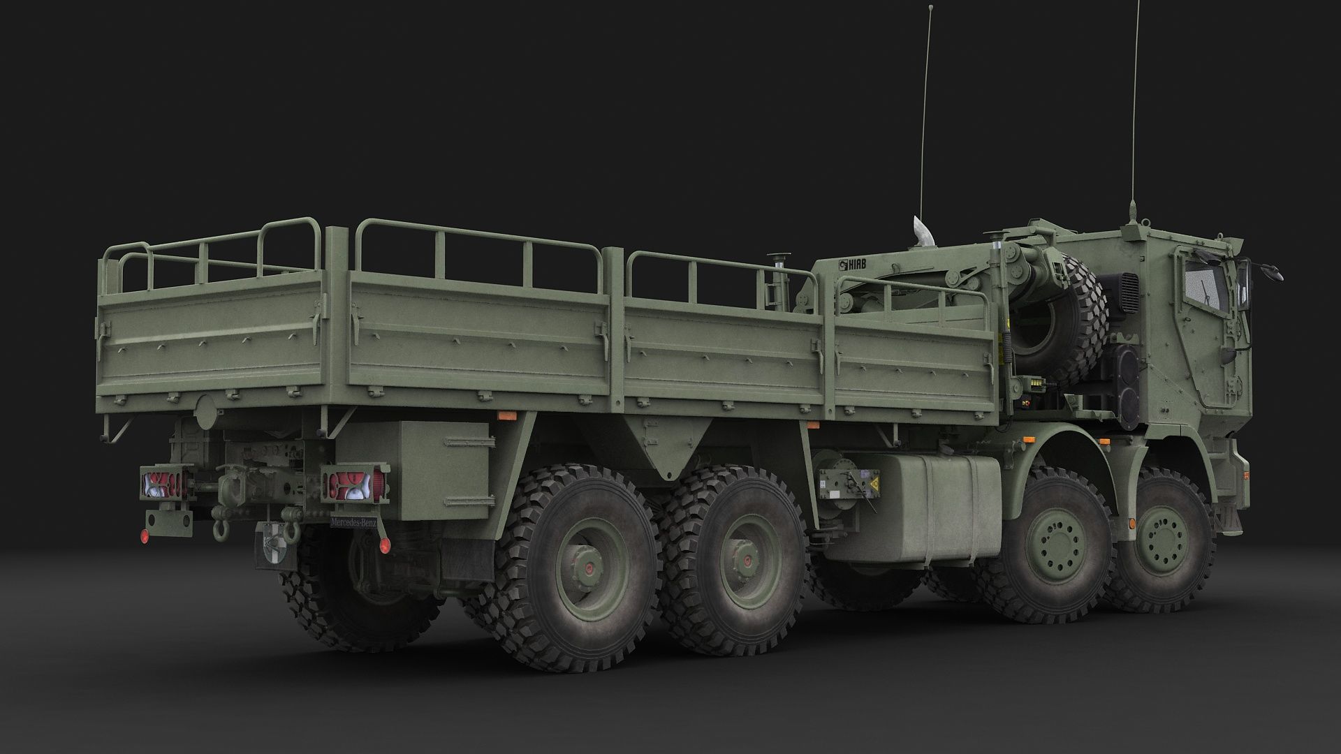 Mercedes-Benz Actros AHSVS cargo truck 3D model | CGTrader