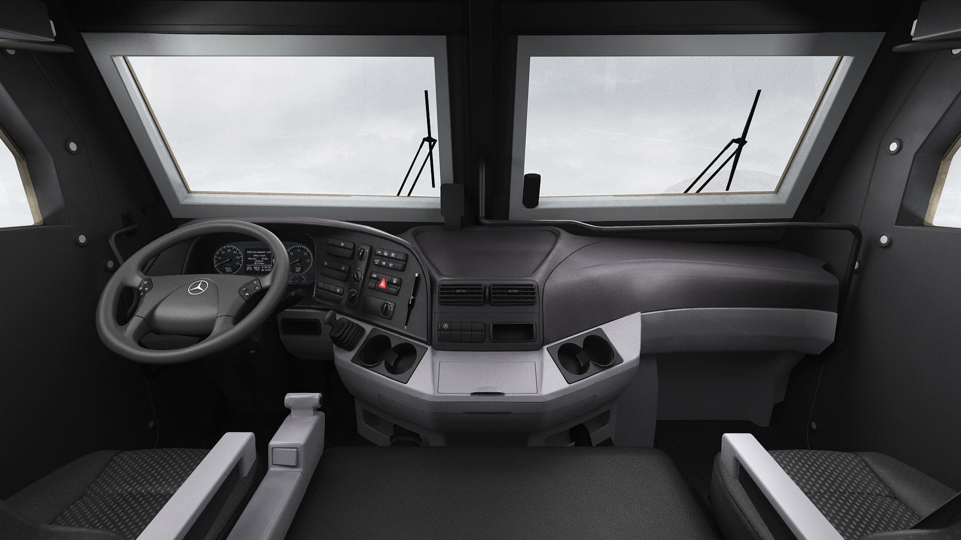 Mercedes-Benz Actros AHSVS cargo truck 3D model | CGTrader