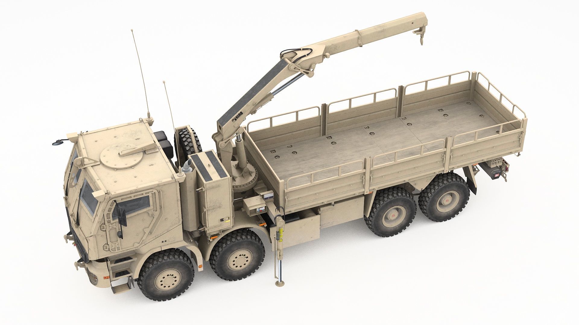 Mercedes-Benz Actros AHSVS cargo truck 3D model | CGTrader