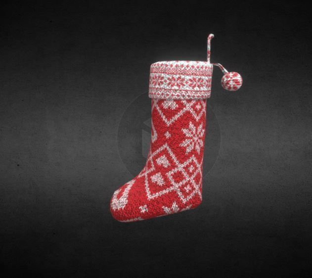 Christmas socket free VR / AR / low-poly 3D model | CGTrader